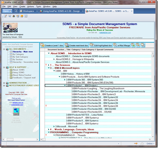 NotesTracker news and tips: SDMS Version 4.5.00 for Lotus Notes/Domino ...